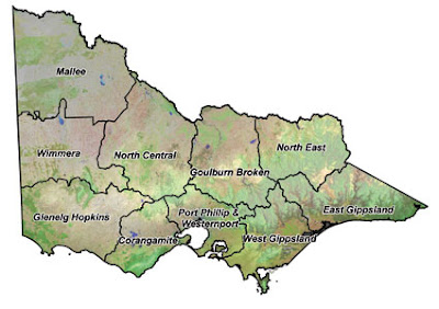 RIVERS RESEARCH: Catchments, Victoria - Map