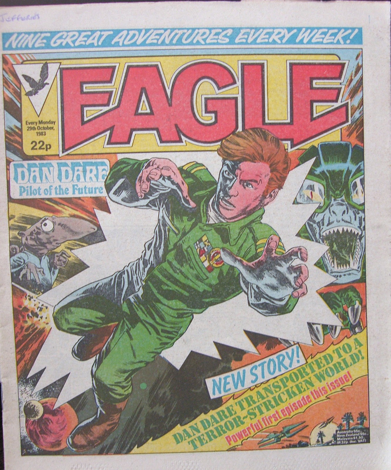 GARY DOBBS AT THE TAINTED ARCHIVE: Yesterday's papers - The Eagle MKII
