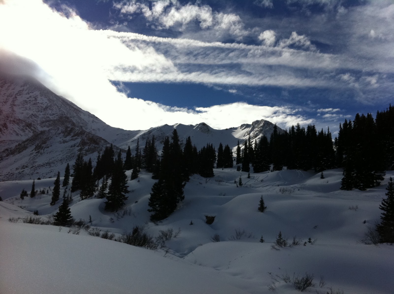 foxandthird: Snowshoeing in Mayflower Gulch