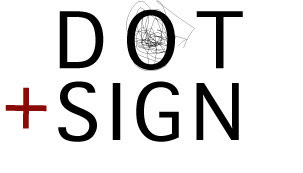 dot and sign