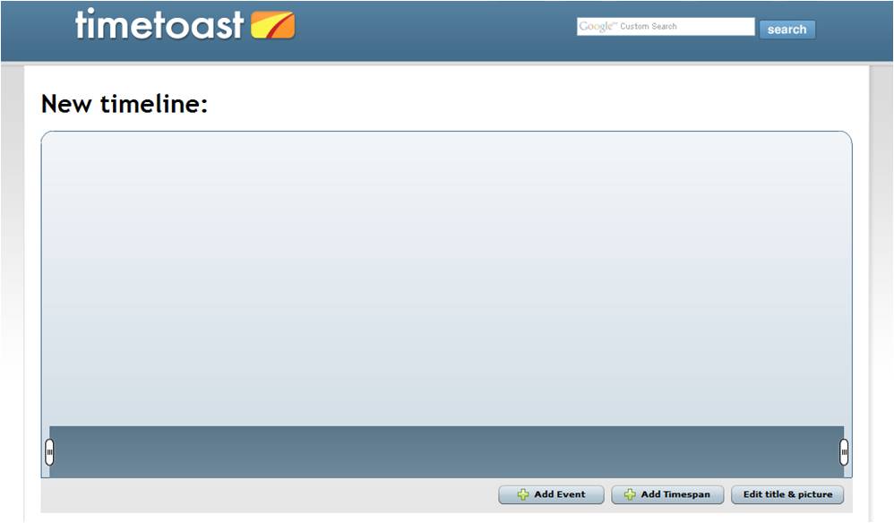 To Infinity and Beyond...: TimeToast - Create timelines