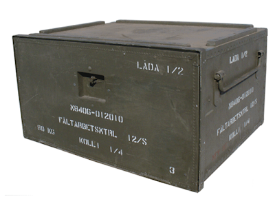 THE THINGS WE LIKE, MAKE & DO: Military Surplus Field table.