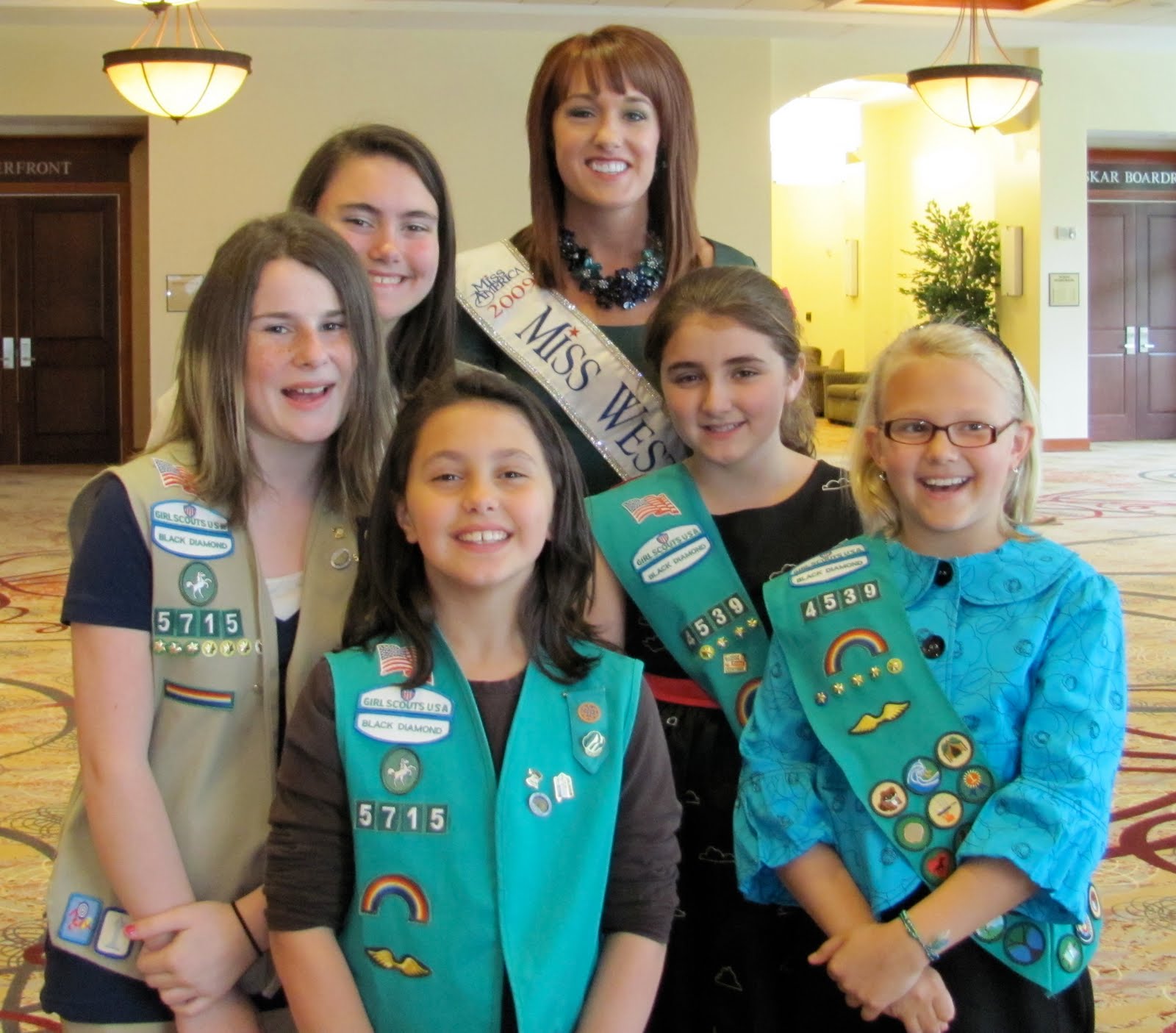 Talia Markham Miss WV 2009: Jenna Hager Bush - Girls Scouts Event