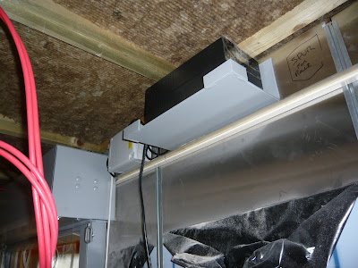 CYE's New Ship Blog: Room divider, galley floor, galley shutter.