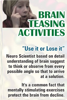 Brain Sharpening and Neurobic Activity ~ Programs