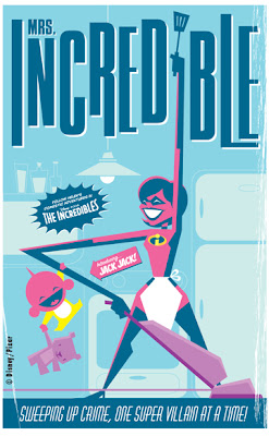 Art of posters: Retro Disney/Pixar Posters by Eric Tan