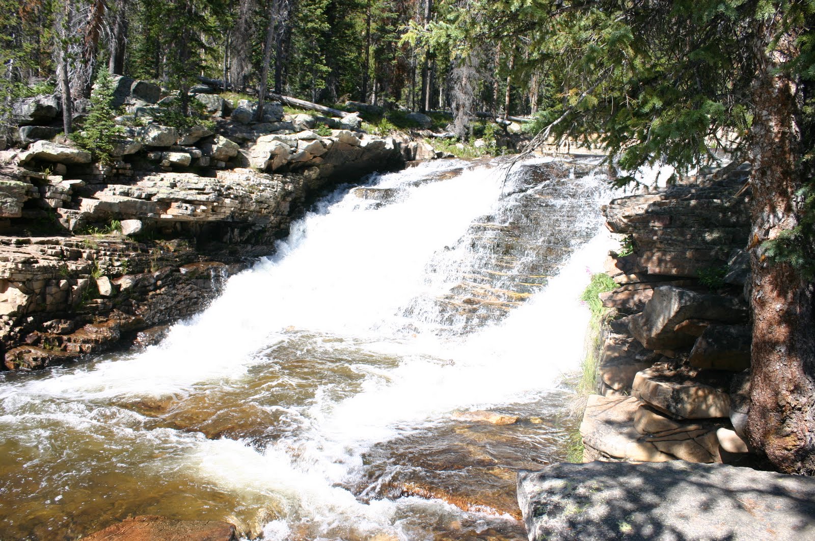 Waterfall Hiking: Provo River Waterfall, Uinta Mountains