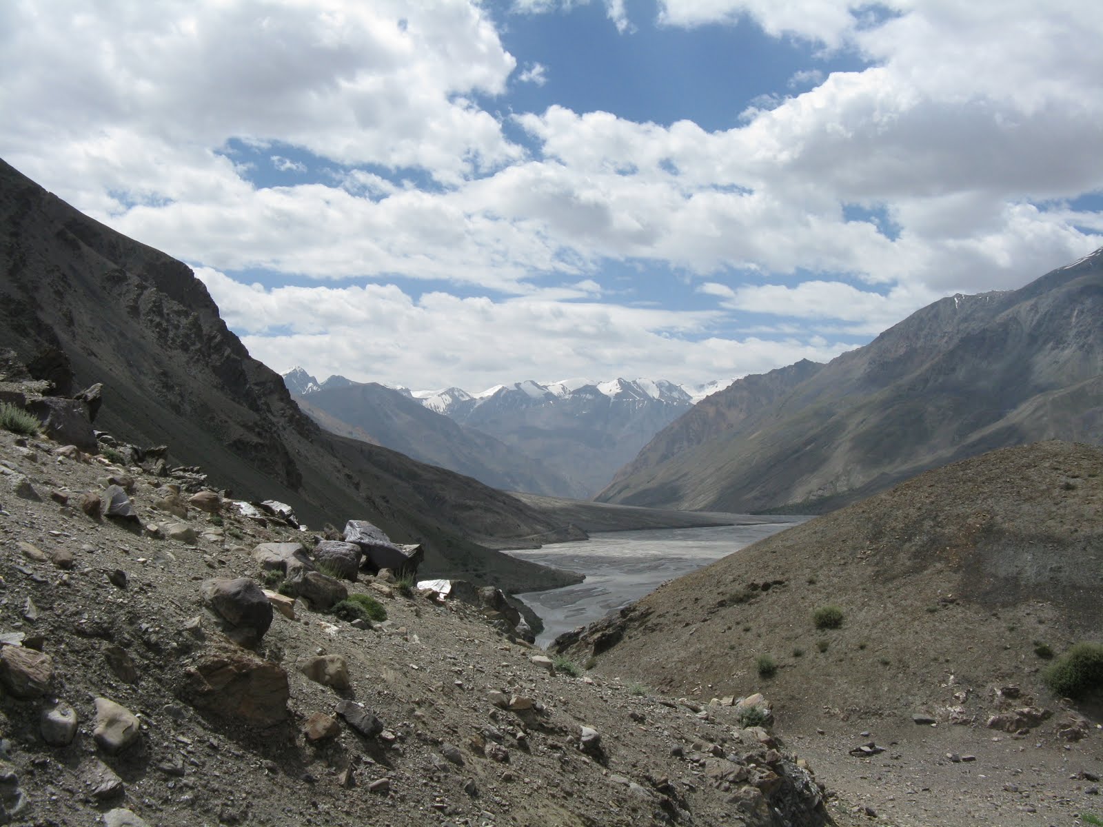 Kurze Sommertour durch Mittelasien: Abfahrt ins Bartang, von Shurali ...