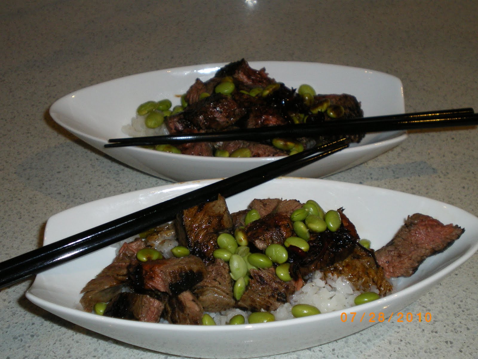 Cate Can Cook, So Can You!!: Sukiyaki Beef with Edamame and Sushi Rice