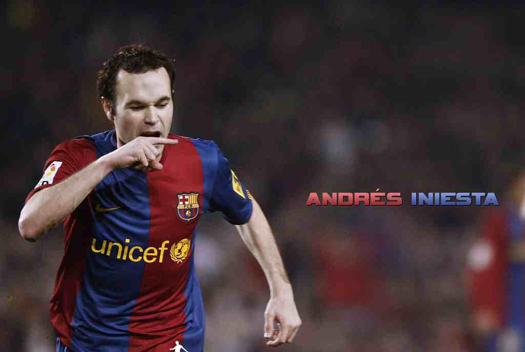 The Best Footballers: Andres Iniesta, the winger football team of Spain