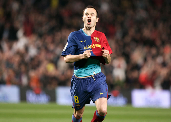 The Best Footballers: Andres Iniesta, the winger football team of Spain