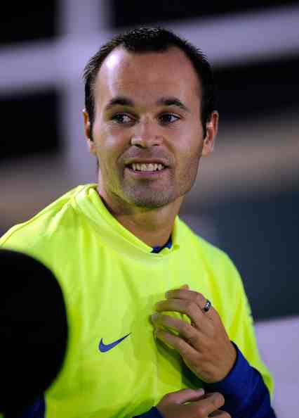 The Best Footballers: Andres Iniesta is a Spanish football midfielder