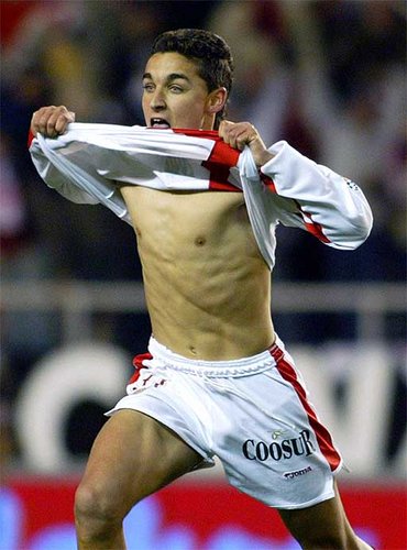 The Best Footballers: Jesús Navas plays as a winger of Spain