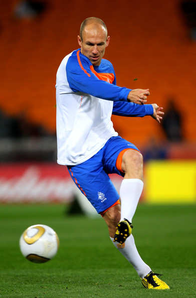 The Best Footballers: Arjen Robben plays as winger football of Netherlands