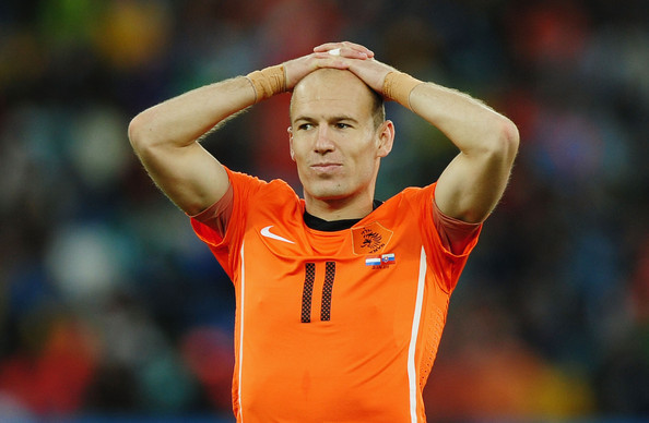 The Best Footballers: Arjen Robben plays as winger football of Netherlands