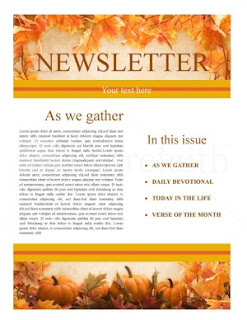 Thanksgiving Newsletter Templates from Sharefaith - Sharefaith Magazine