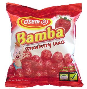 ymmmy: OSEM BAMBA STRAWBERRY SNACK
