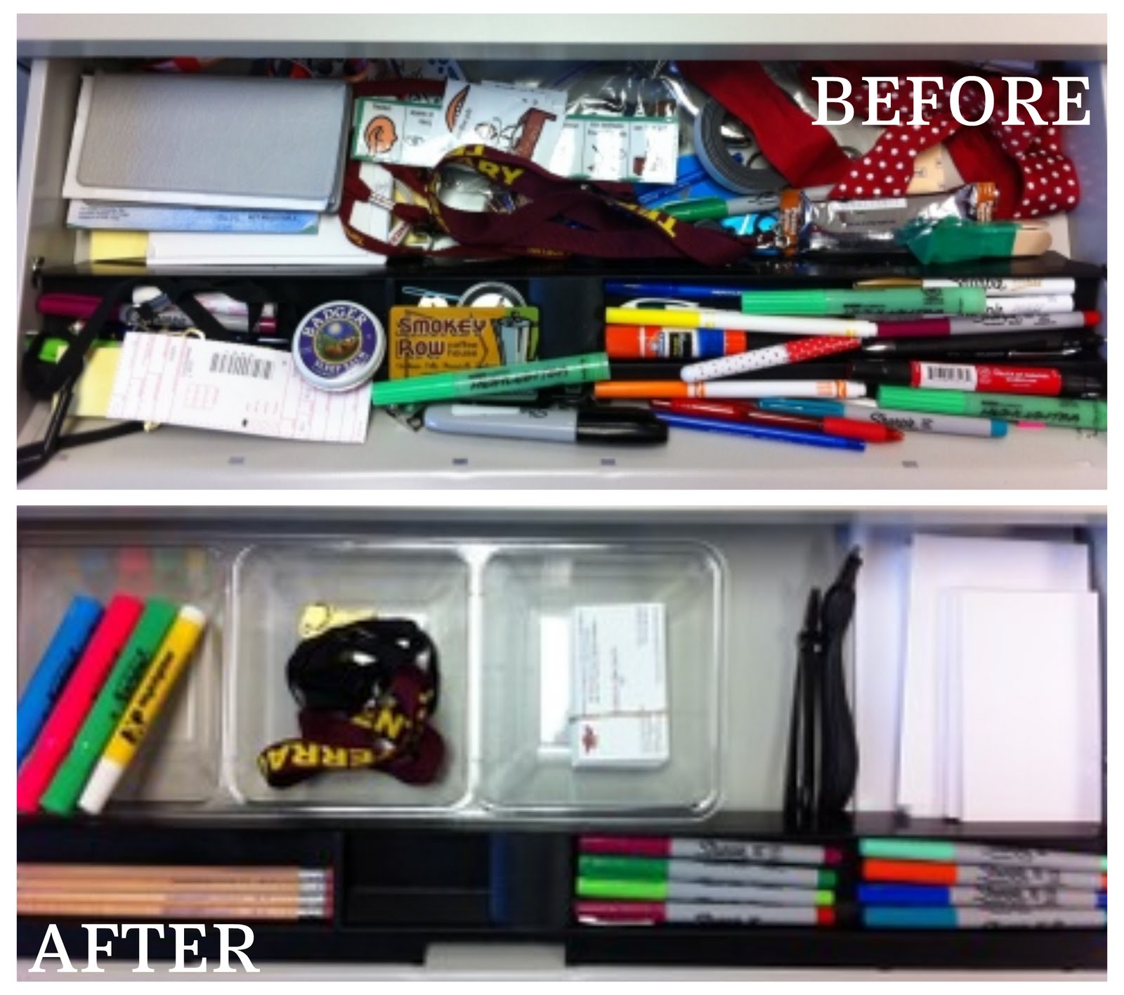 IHeart Organizing: Reader Space: Jessica's Drawer Journey