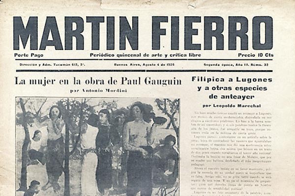 Oye Borges: Revista Martin Fierro