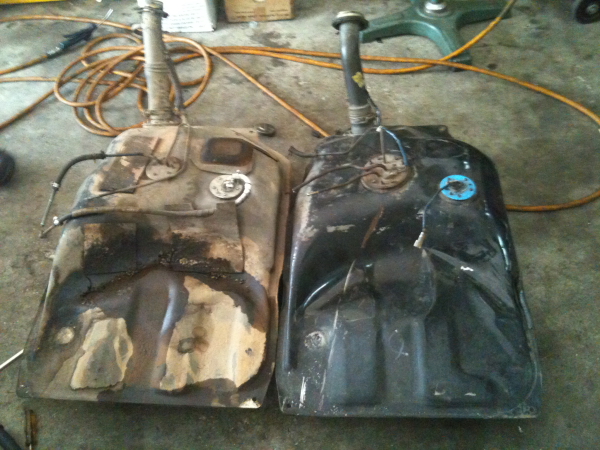 My Rolla's Journey.: AE86 Fuel Tank into a KE70.