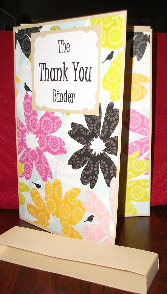 My Creative Side: Thank You Binder