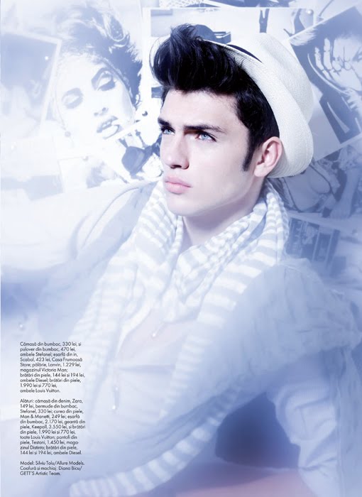 Silviu In Elle Man April 2010 Go Light Allure Management Bucharest