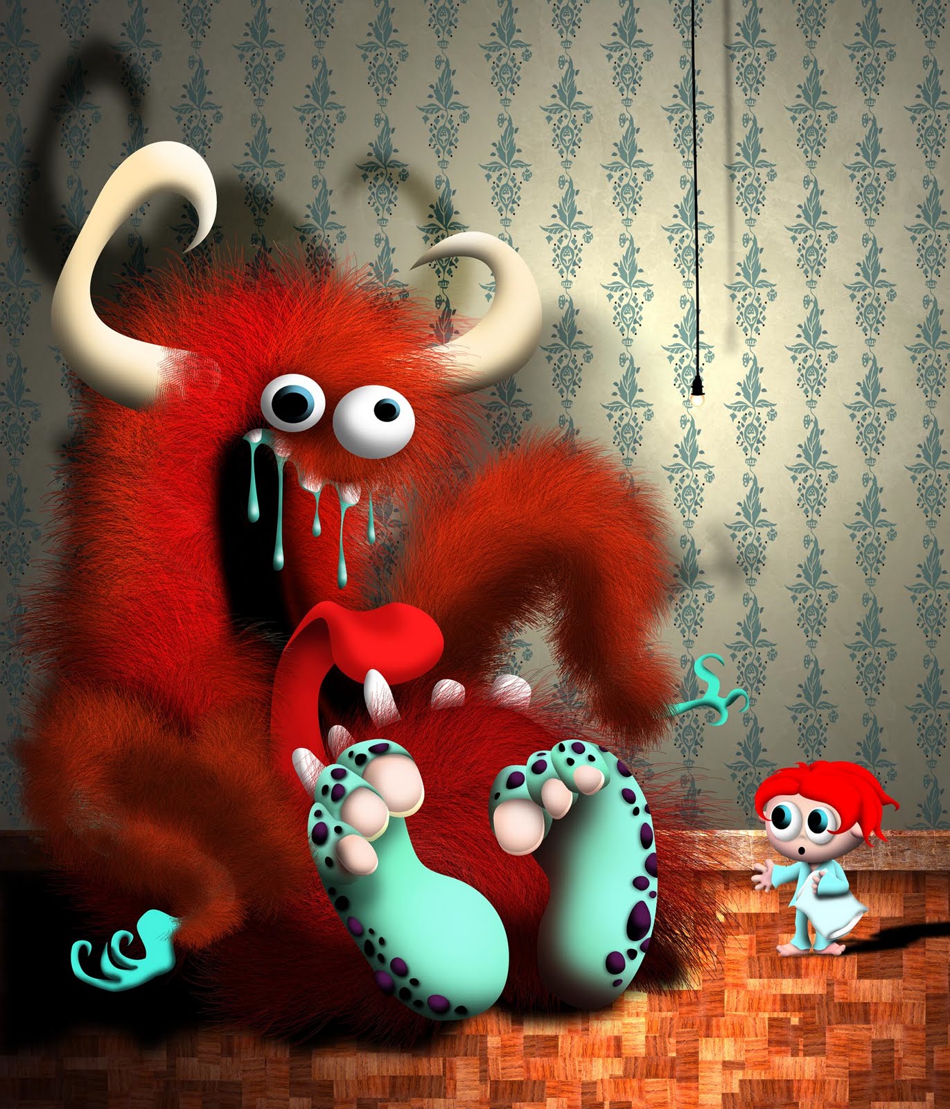 Ilustraciones: Casting de monstruos