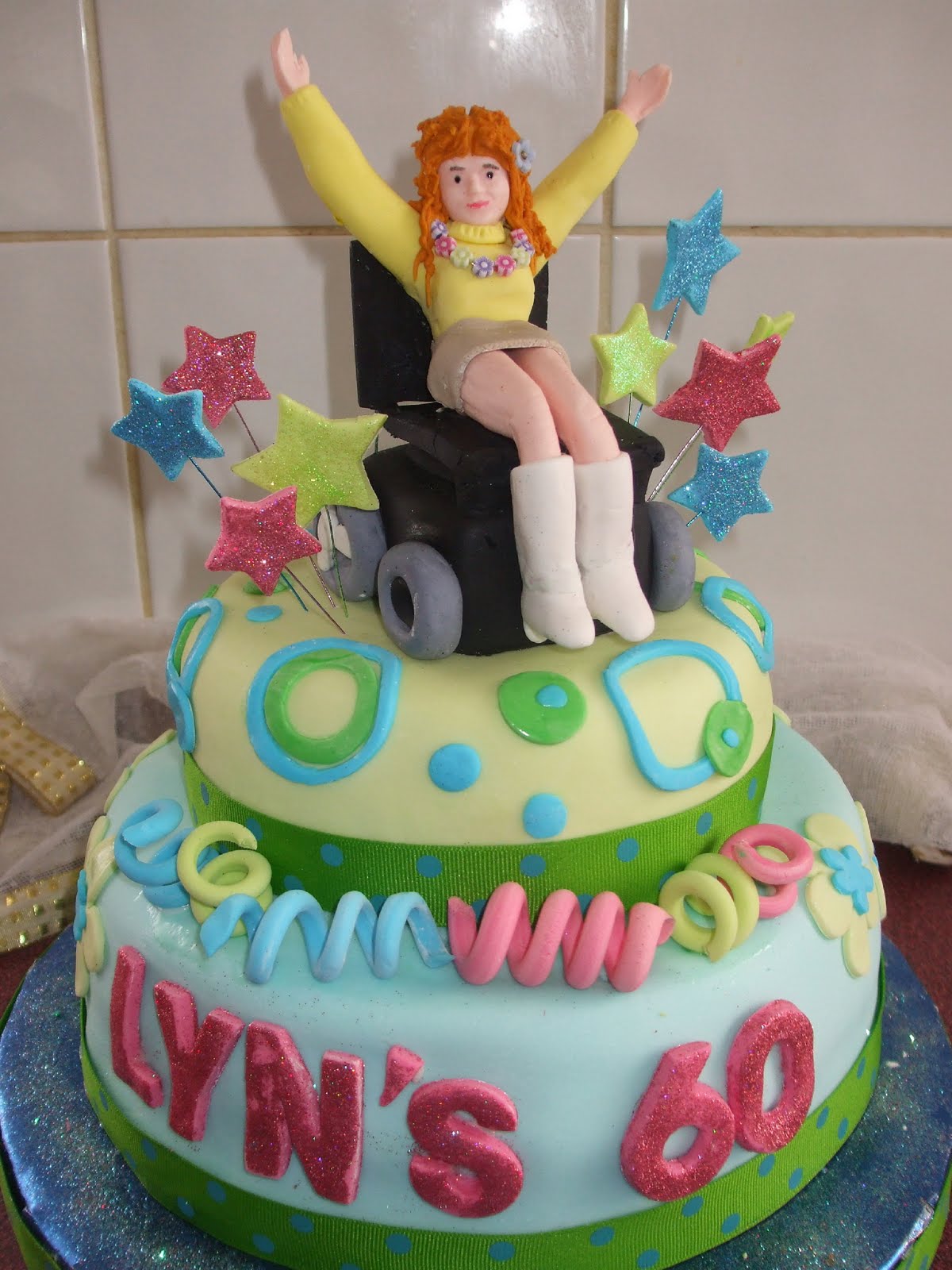 Fun Decorating: Lyn's Wheelchair Lady - $130