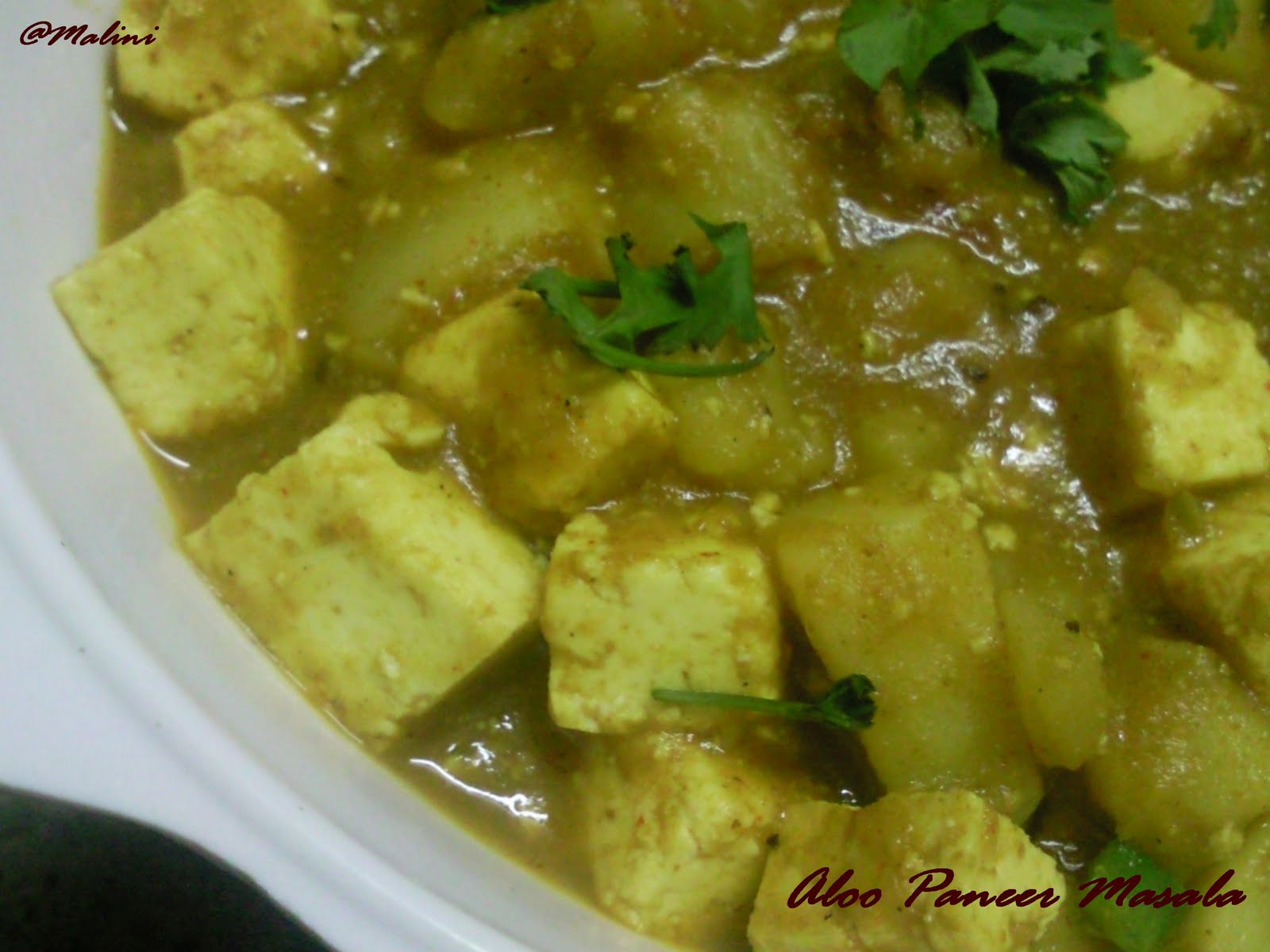 Aloo Paneer Masala