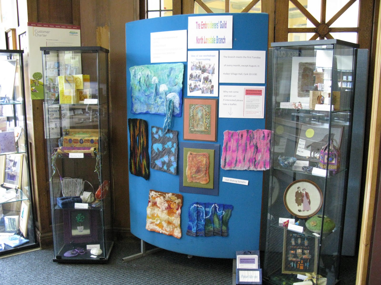 Barrow Library Display | RETICULE and ACCESSORIES