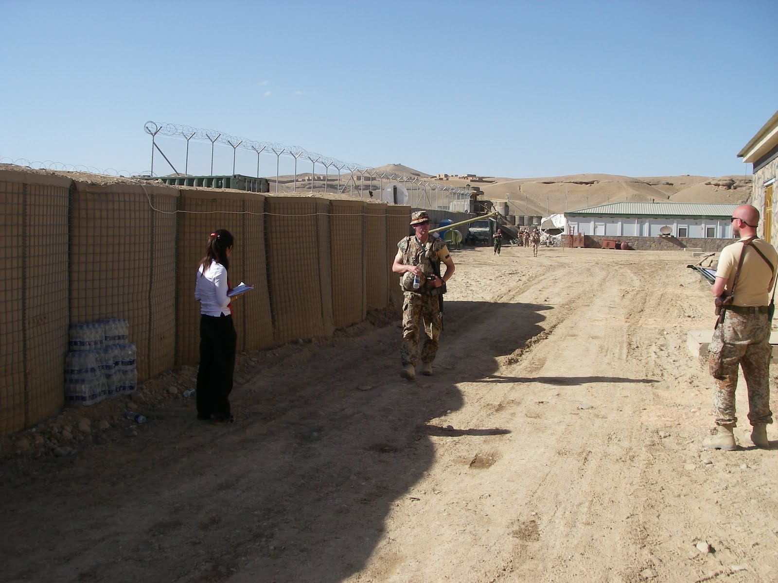 Marchteam Bjørnebanden: DANCON March, PRT Chaghcharan, Afghanistan