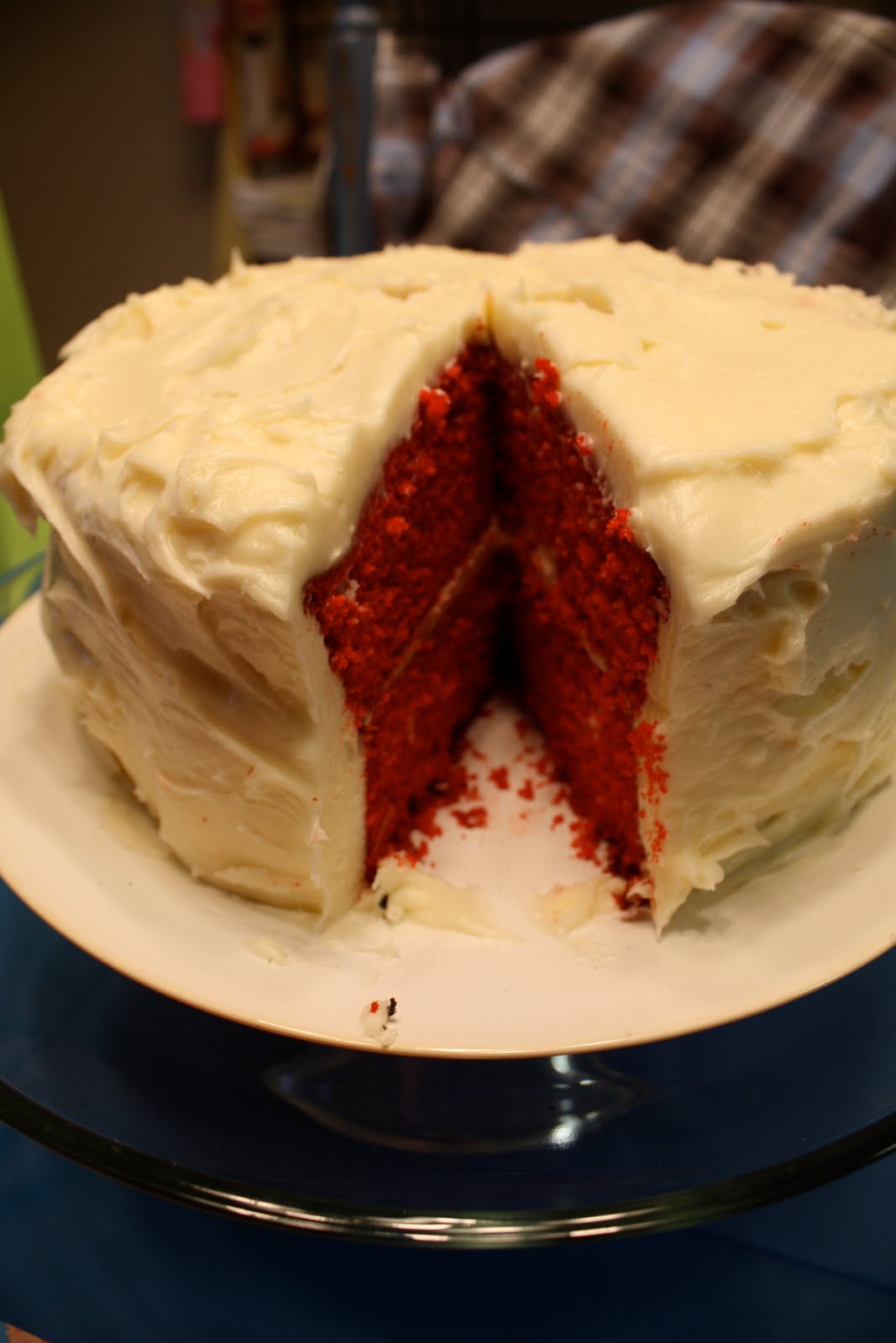 Piece of Cake Recipes: Red Velvet Cake with Cream Cheese Icing