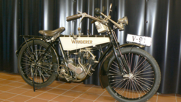 HISTORY OF CAR: Wanderer motorcycle 3 hp, 1912