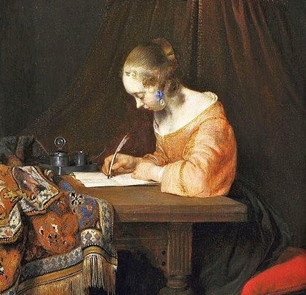 It's About Time : 1600s Women reading & writing letters - no email, no ...