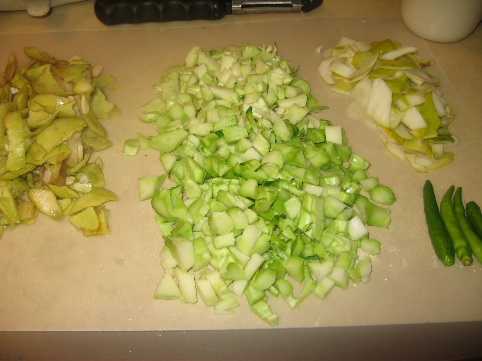 SUMADHURA: BottleGourd Peel-Broccoli Stalks-Yellow Cucumber Peel Chutney