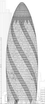Andres Espinosa Architectural Vis. Project 2009: 30 St Mary Axe 'The ...