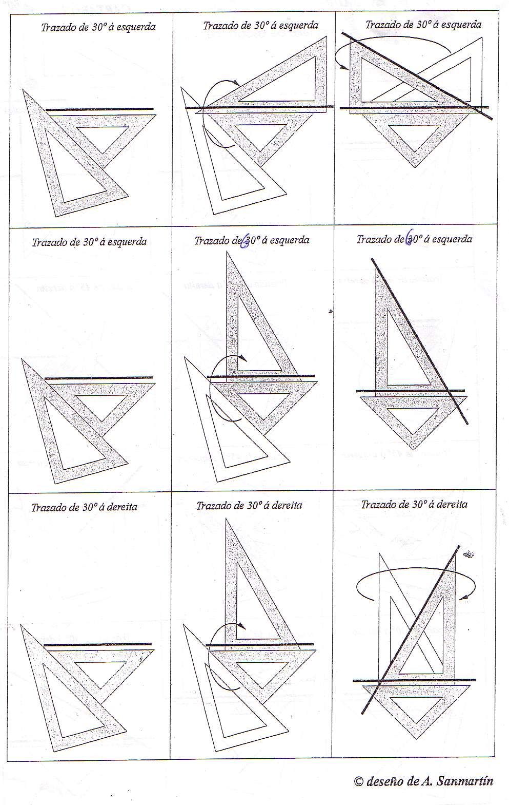 Dibujo Tecnico Grupo 2: MANEJO DE ESCUADRAS