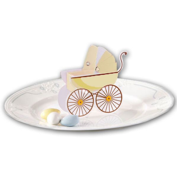 The PaperStyle Blog: Classic Pram Baby Shower Favor Boxes