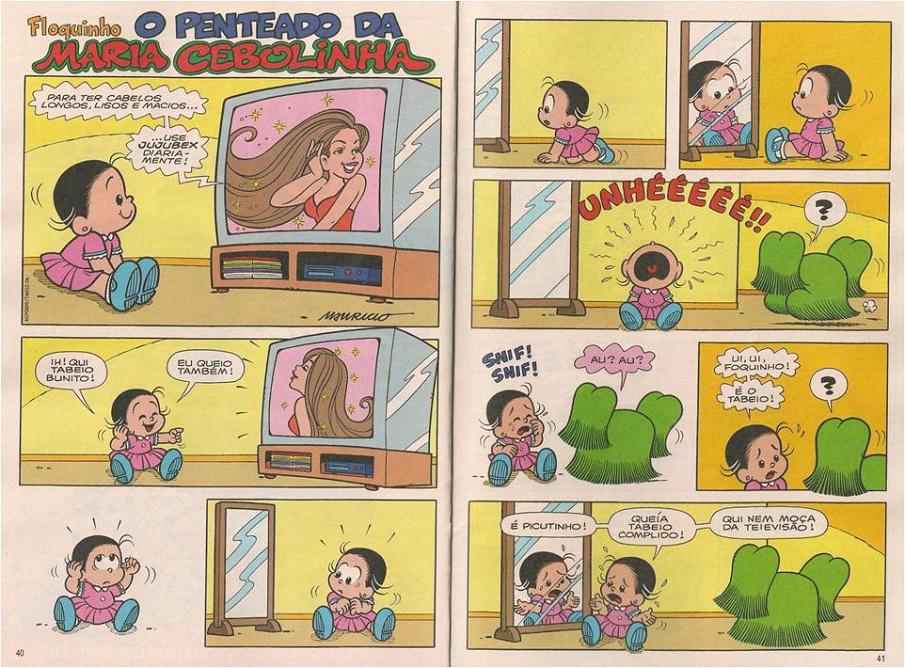 Mônica e Magali: 5 Floquinho - Penteado da Maria Cebolinha (5)