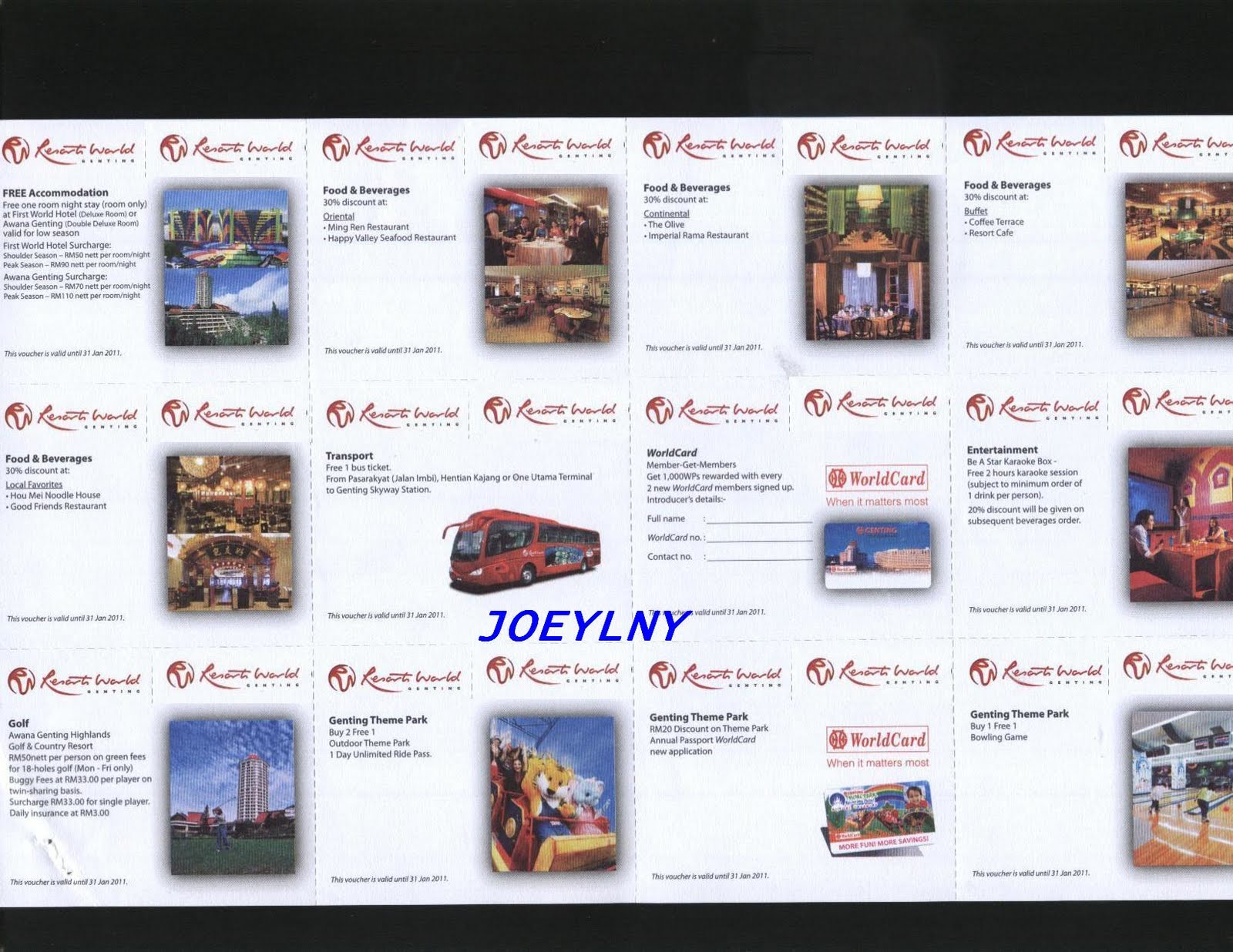 Genting Promo Voucher 2010-2011 FREE Room Stay at First World Hotel