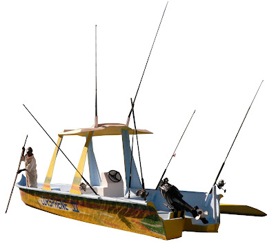 construction de pirogue polyester à moteur par le chantier toky naval ...