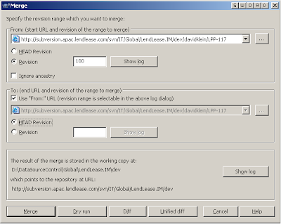 David Klein's Corner: Subversion Branching And Merging (using TortoiseSVN)