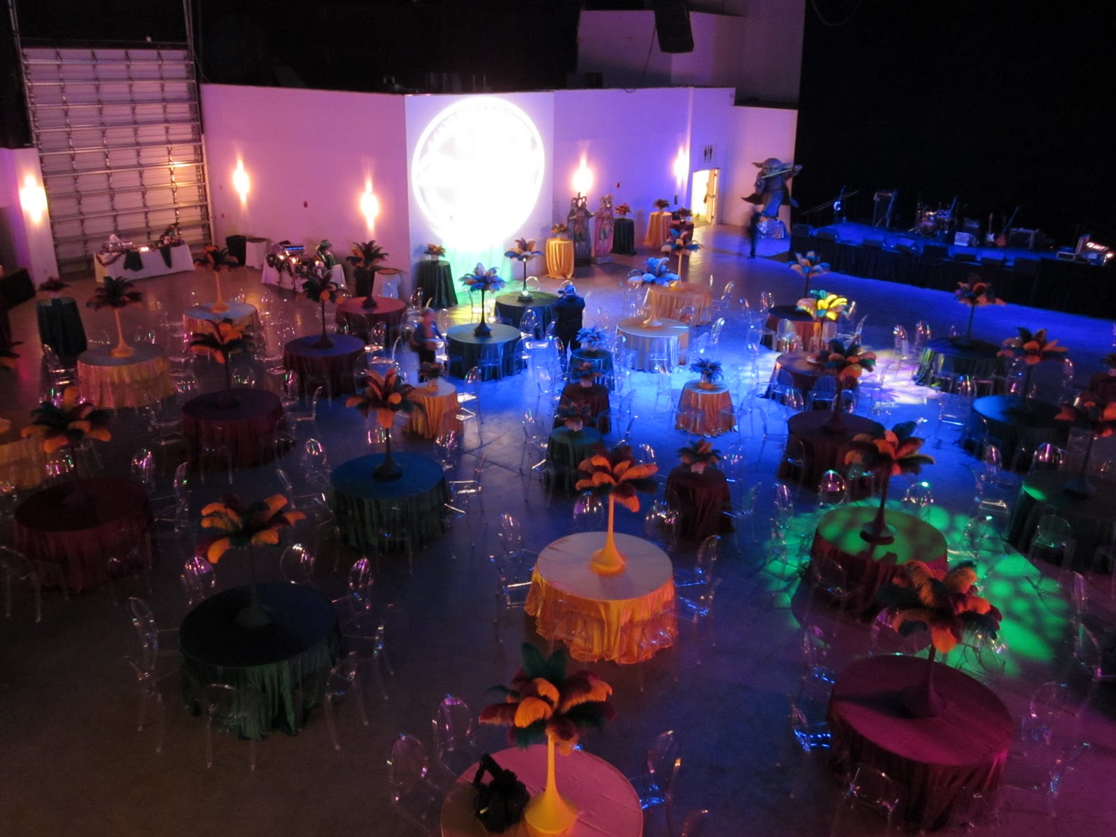 New Orleans Catering: Event: New Orleans Theme Station Style Reception