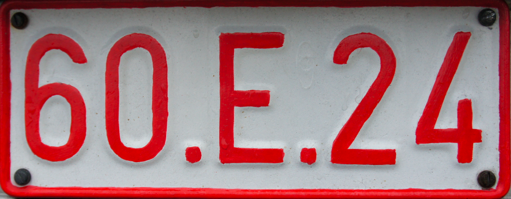 Belgian Licence Plates: Types of Belgian Licence plates