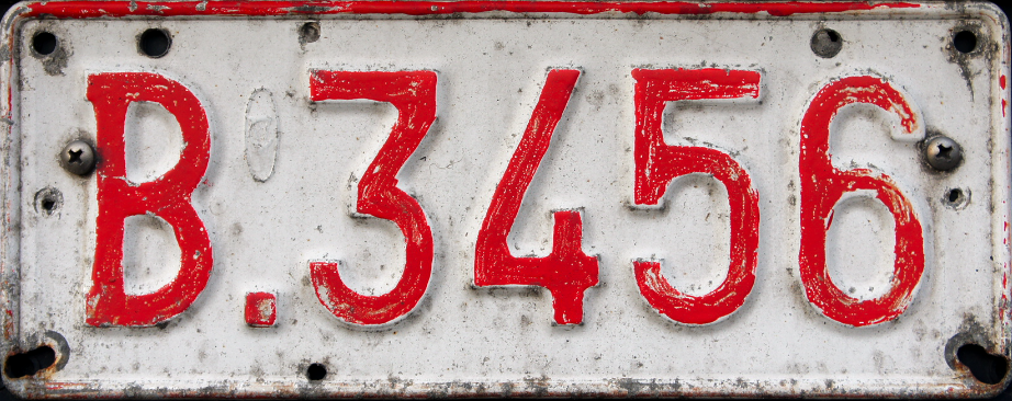 Belgian Licence Plates: Types of Belgian Licence plates