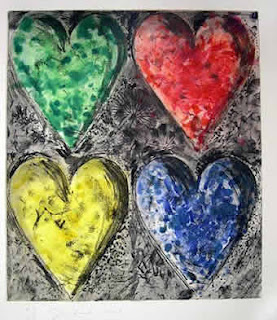 Waitsfield Elementary Art: Jim Dine Hearts