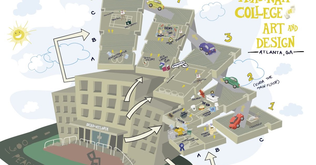 Scad Campus Map