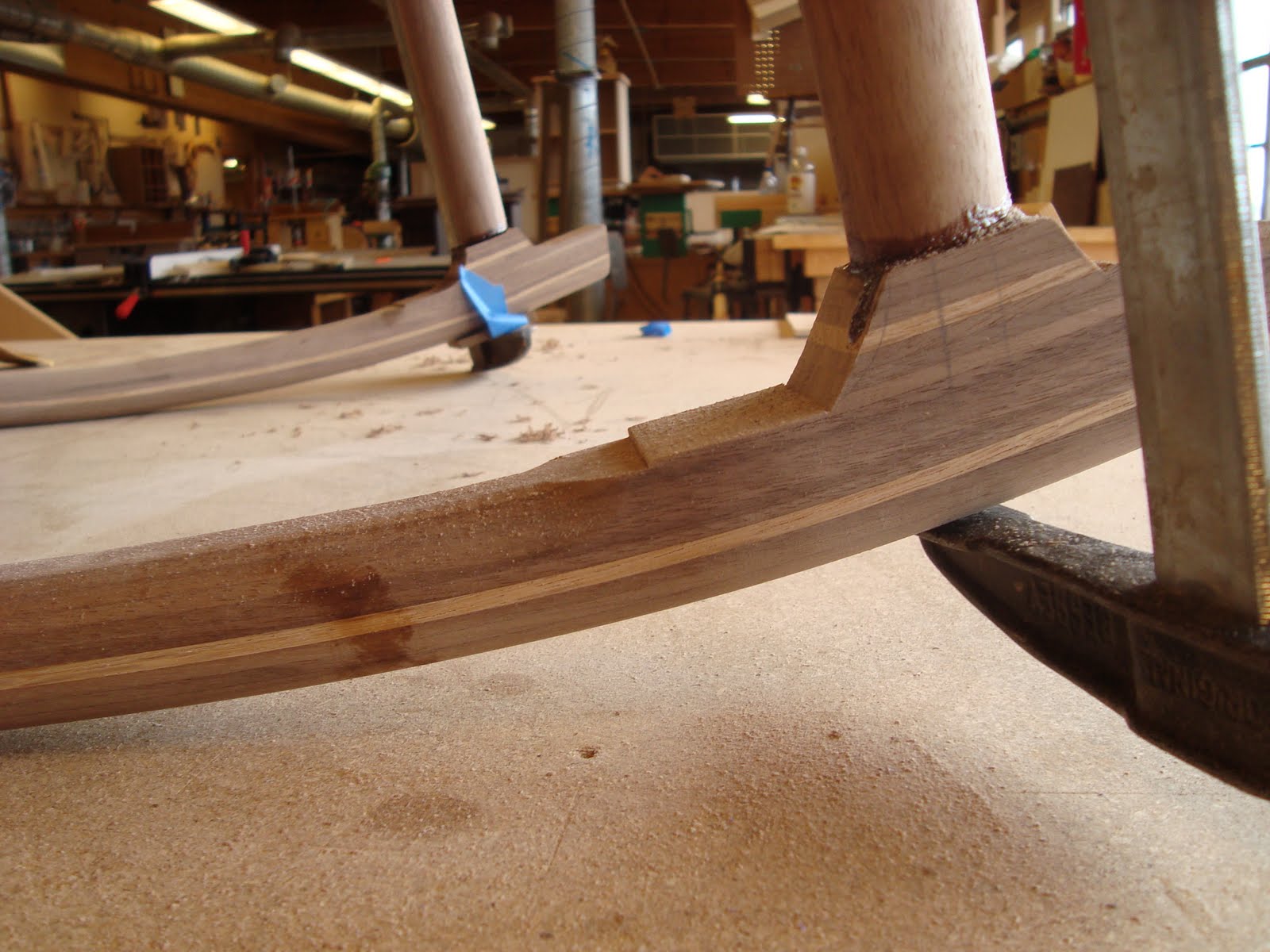 Pat Beurskens Woodworking Portfolio: Sam Maloof Style Rocking Chair