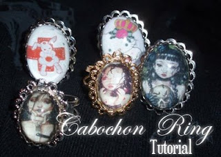 F Yeah Lolita: Cabochon Ring Tutorial