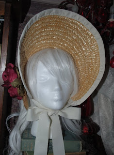 Ophanim: First Attempt At A Straw Bonnet